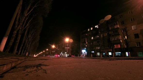 Traffic Street Road Night City, Stock Footage | VideoHive