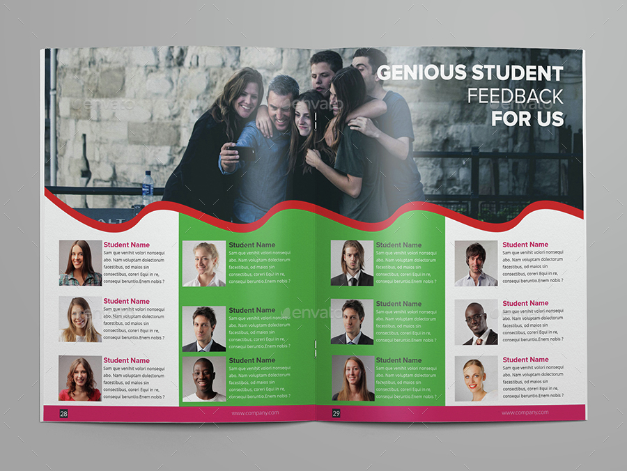 University Prospectus/ Magazine Template, Print Templates | GraphicRiver