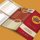 3 Fold Fast Food Menu + Timeline + Order Forms, Print Templates ...