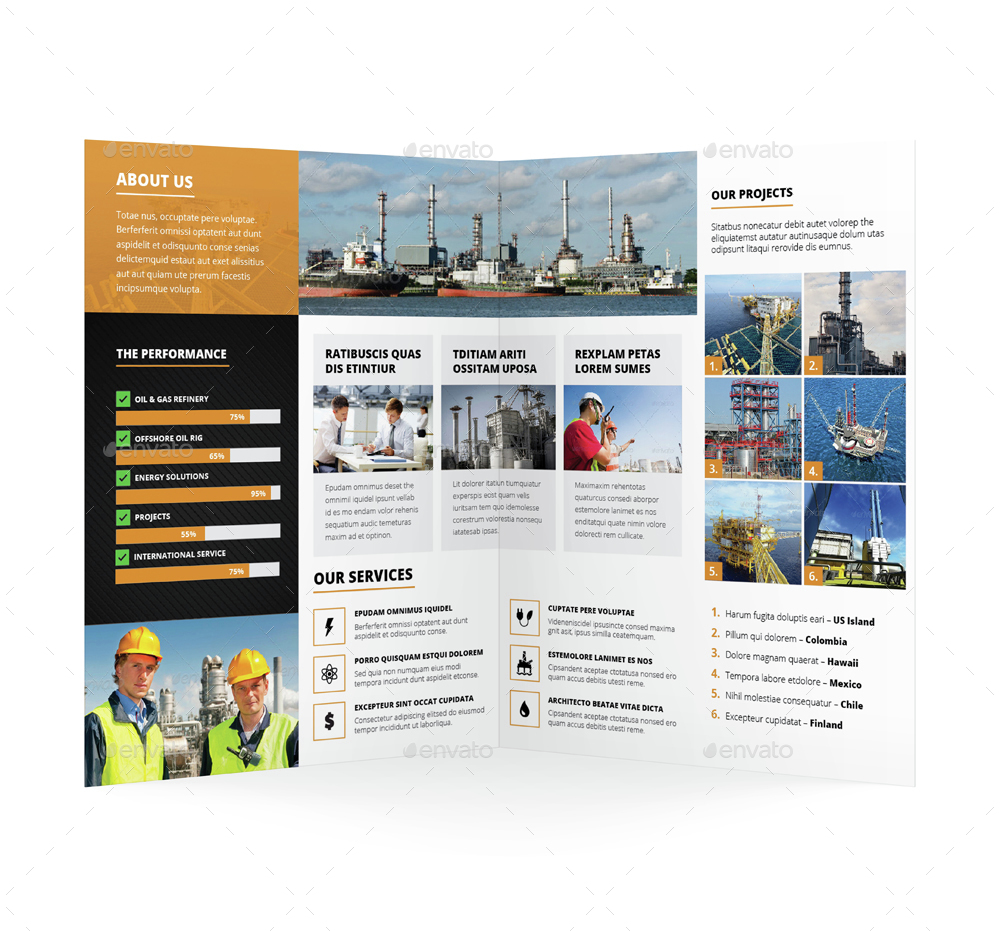Oil & Gas Print Bundle, Print Templates | GraphicRiver