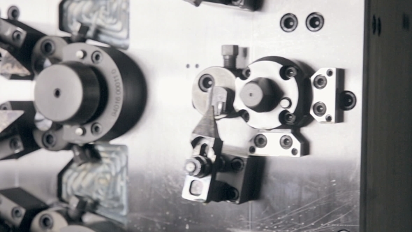 Engineer Set Up CNC Machine, Stock Footage | VideoHive