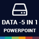 Data 5 in 1 PowerPoint Template Bundle, Presentation Templates ...