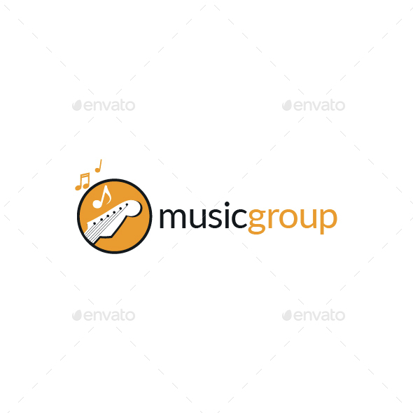 Music Group Logo Template, Logo Templates | GraphicRiver