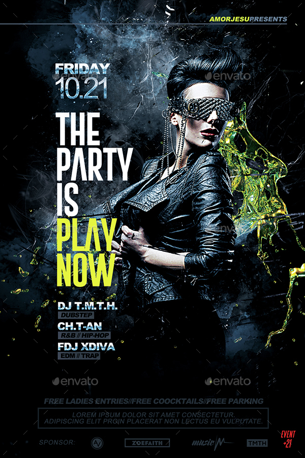 Play Now Flyer Template V2, Print Templates | GraphicRiver