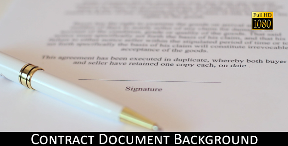 Contract Background 4, Stock Footage | VideoHive