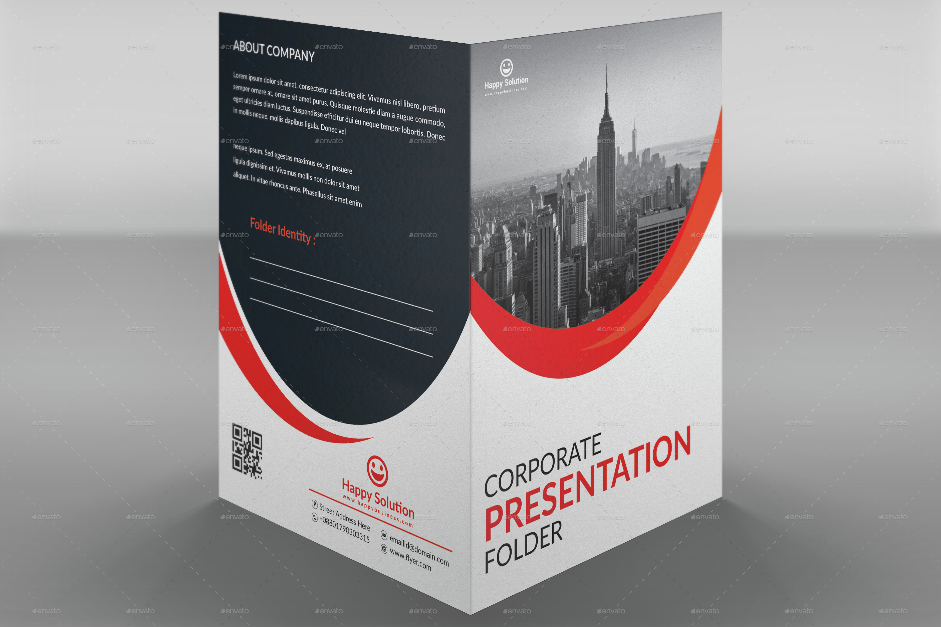 Presentation Folder, Print Templates | GraphicRiver