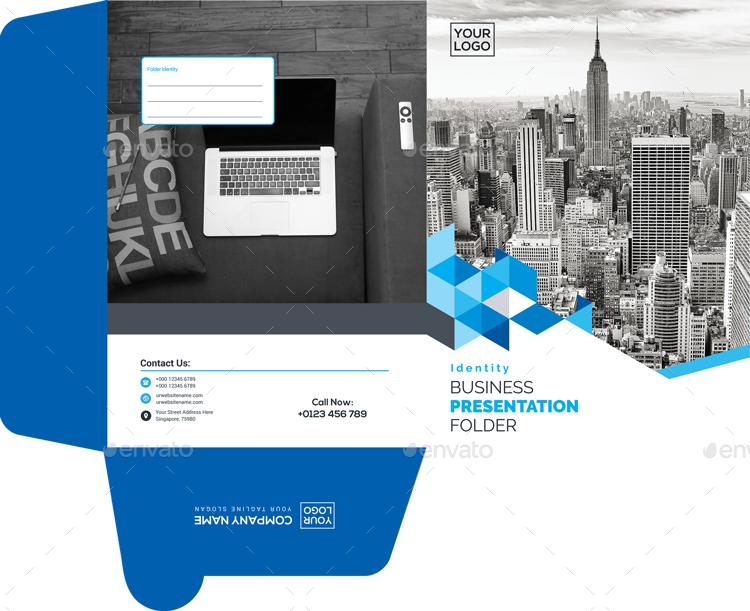 Presentation Folder, Print Templates | GraphicRiver