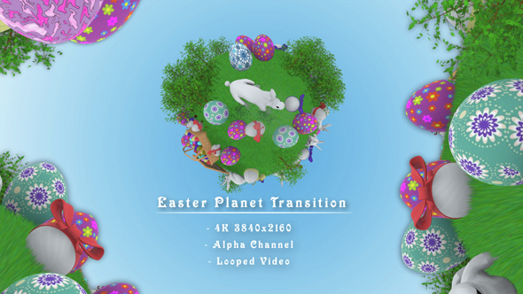 Easter Planet Transition, Motion Graphics | VideoHive