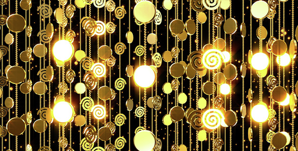 Gold Chains and Shapes, Motion Graphics | VideoHive