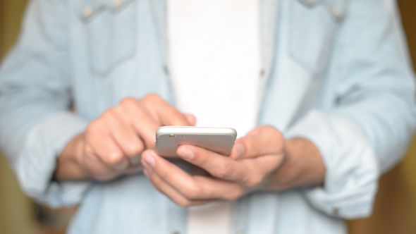 Typing on Smartphone Screen, Virtual Keyboard, Stock Footage | VideoHive