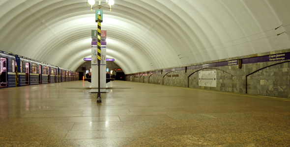 Train In The Subway, Stock Footage | VideoHive