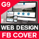 Web Design Facebook Cover, Web Elements | GraphicRiver