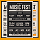 Music Fest Flyer, Print Templates | GraphicRiver