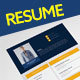 Resume Flat, Print Templates | GraphicRiver