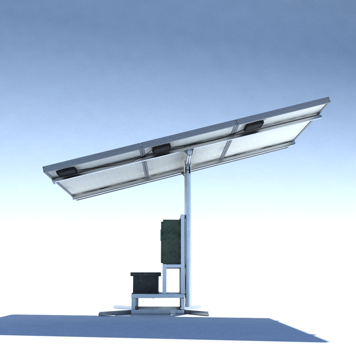 Single Stand Solar Panel RIGED by Cerebrate | 3DOcean