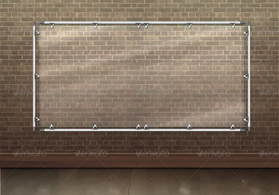 Glass Flyer and Poster Display Mockup, Graphics | GraphicRiver