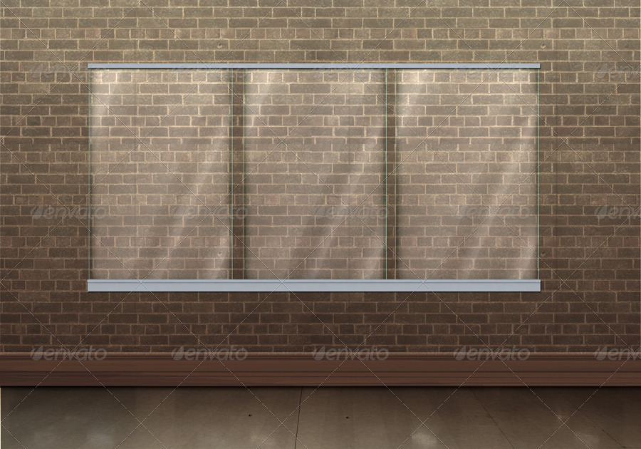 Glass Flyer and Poster Display Mockup, Graphics | GraphicRiver