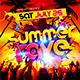 Summer Rave Flyer Template, Print Templates | GraphicRiver