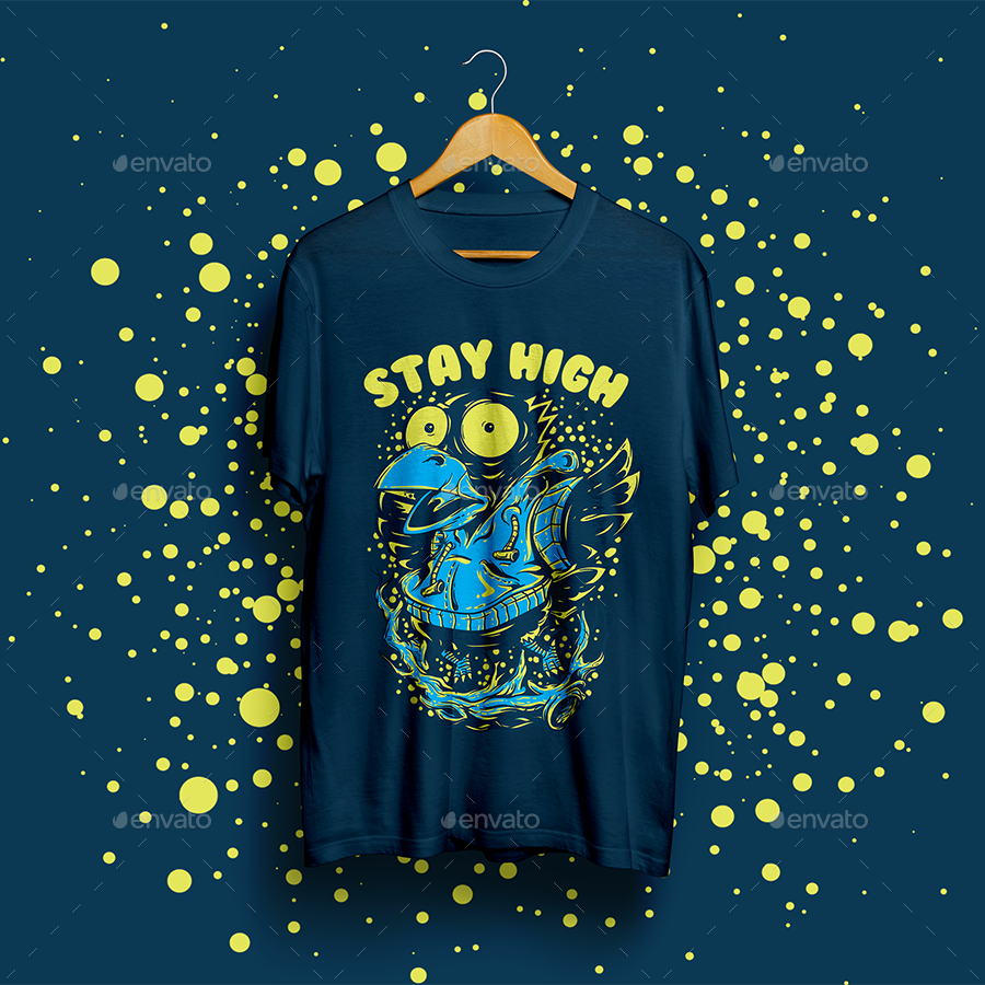 Stay High T-Shirt Design, T-Shirts | GraphicRiver