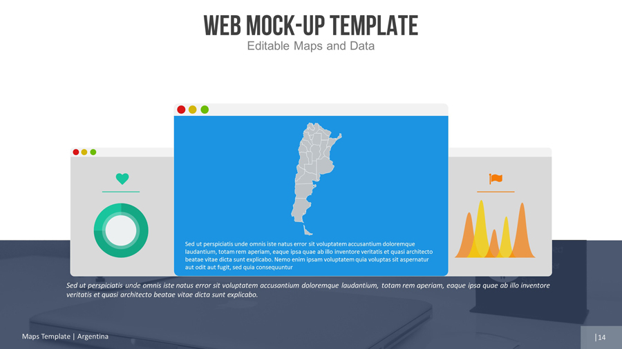 Argentina - Editable Map Presentation, Presentation Templates ...