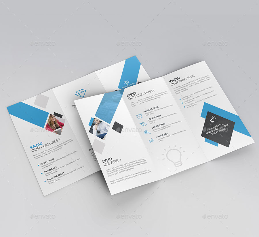Modern Tri-fold Brochure Bundle by SixLock | GraphicRiver