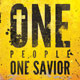 One People One Savior Church Flyer and CD Template, Print Templates