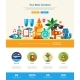 Summer Vacation Traveling Website Header Banner, Vectors | GraphicRiver