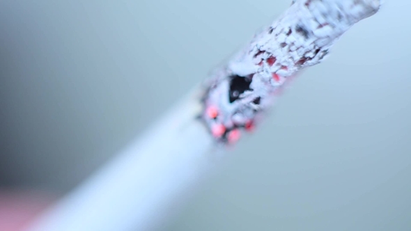 The Ember Fuming Cigarette , Stock Footage | VideoHive