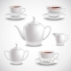 Realistic Tea Set, Vectors | GraphicRiver