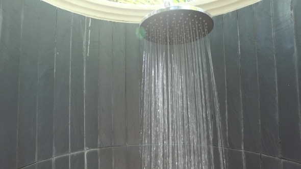 Outdoor Beach Shower With Fresh Water 4, Stock Footage | VideoHive