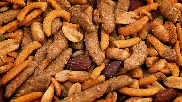 Tex Mex Snack Mix Rotating, Stock Footage | VideoHive