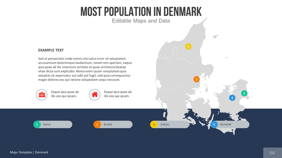 Denmark - Editable Map Presentation, Presentation Templates | GraphicRiver