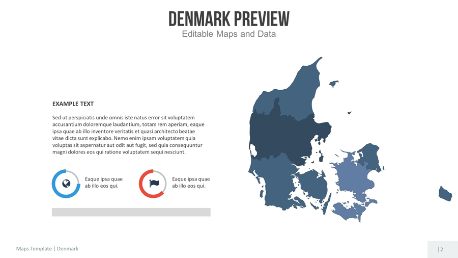 Denmark - Editable Map Presentation, Presentation Templates | GraphicRiver
