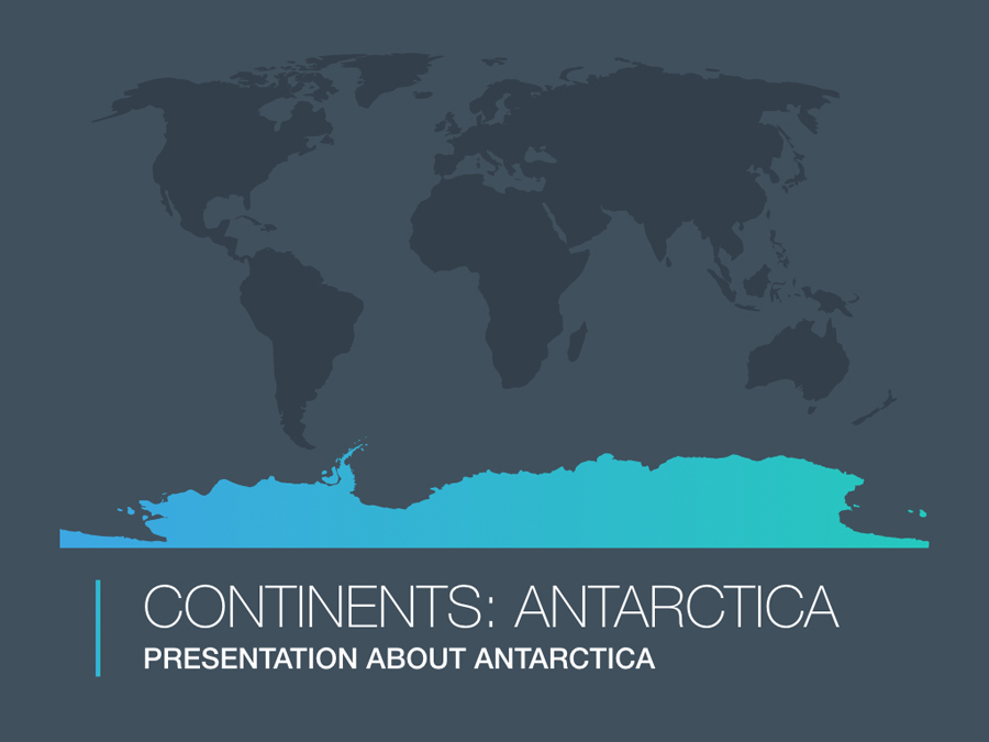 Continents Antarctica Keynote Template, Presentation Templates ...