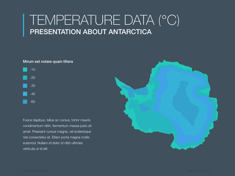 Continents Antarctica Keynote Template, Presentation Templates ...