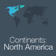 Continents: North America PowerPoint Template, Presentation Templates