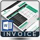Invoice with MS Word, Print Templates | GraphicRiver