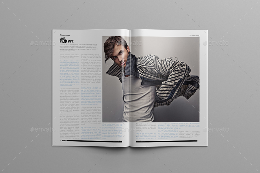 Magazine Line Template 40 Page by aykutkorkut | GraphicRiver