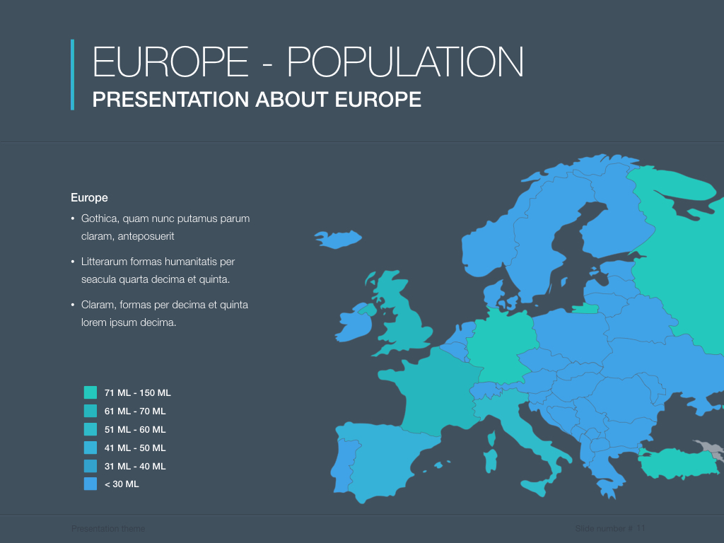 Continents: Europe PowerPoint Template, Presentation Templates ...