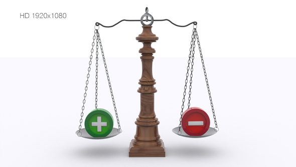 Scale - Positive and Negative Balance by karakos | VideoHive