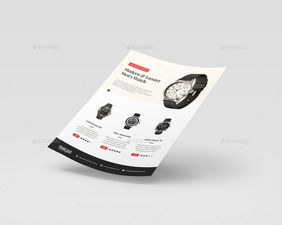 Product Promotion Flyer Template, Print Templates | GraphicRiver