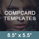 Comp Card Templates, Print Templates | GraphicRiver