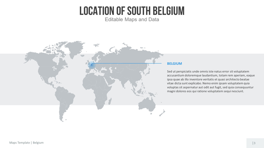 Belgium - Editable Map Presentation, Presentation Templates | GraphicRiver