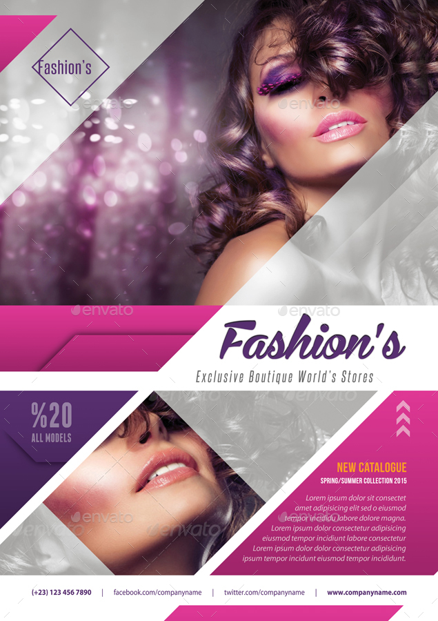 4 Multipurpose Flexible Poster Bundle, Print Templates | GraphicRiver