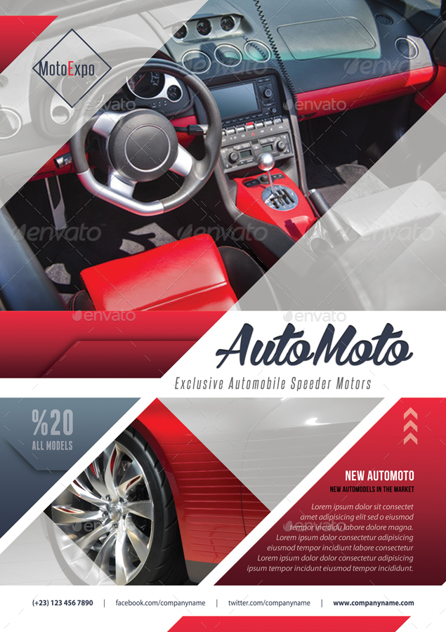 4 Multipurpose Flexible Poster Bundle, Print Templates | GraphicRiver