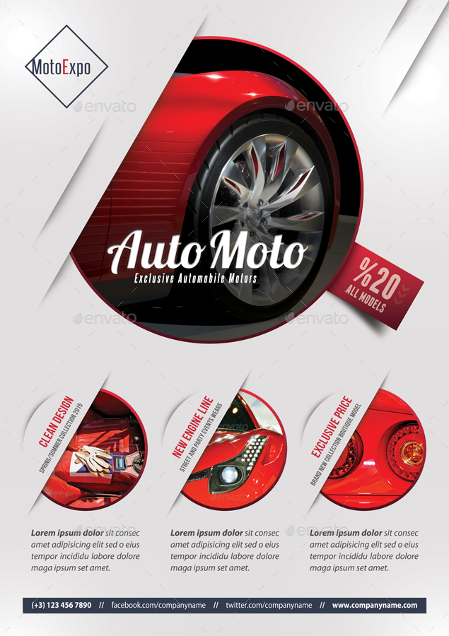 4 Multipurpose Flexible Poster Bundle, Print Templates | GraphicRiver