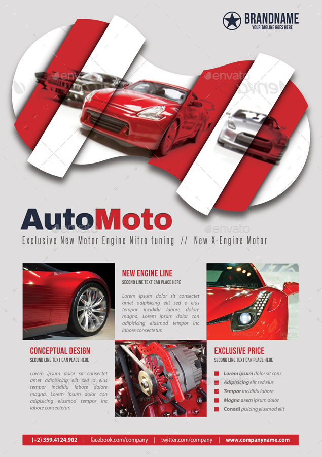 4 Multipurpose Flexible Poster Bundle, Print Templates | GraphicRiver