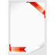 Sheet of white paper with Ribbon, Vectors | GraphicRiver