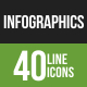 Infographics Line Green & Black Icons, Icons | GraphicRiver