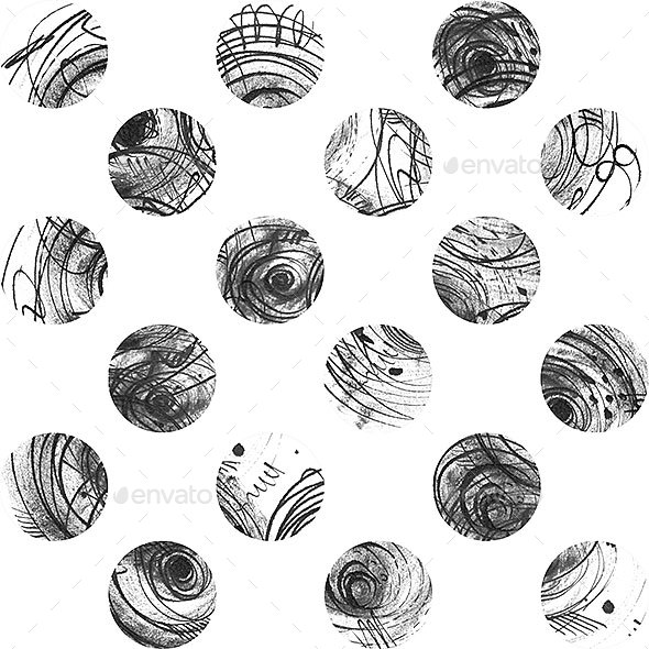 Hand Made Ink Art Set by Yokunen | GraphicRiver